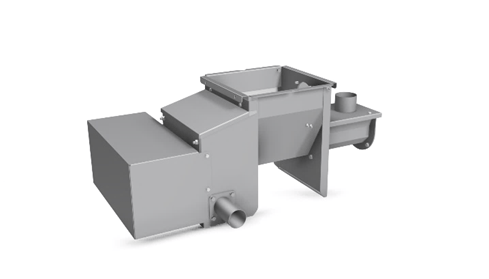 Hopper with Motorized Extractor AN45 - stainless steel - Can-Neth ...