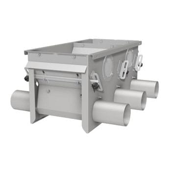 Three way hopper 3AN102 - stainless steel - Can-Neth Imports Ltd, Smart ...